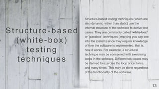 Test design techniques | PPT