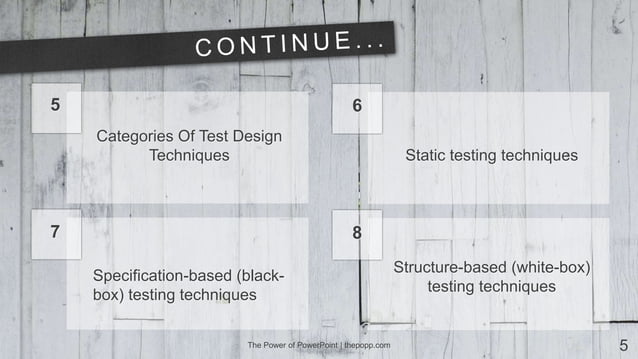 Test design techniques | PPT