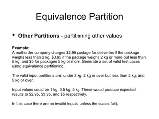Software Testing - Test Design Techniques | PPT