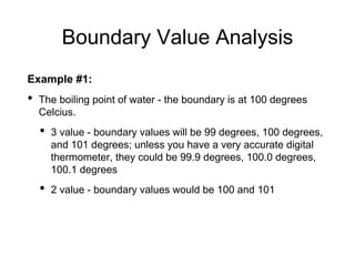 Software Testing - Test Design Techniques | PPT