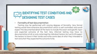 Test design techniques | PPTX | Educational Assessment | Education