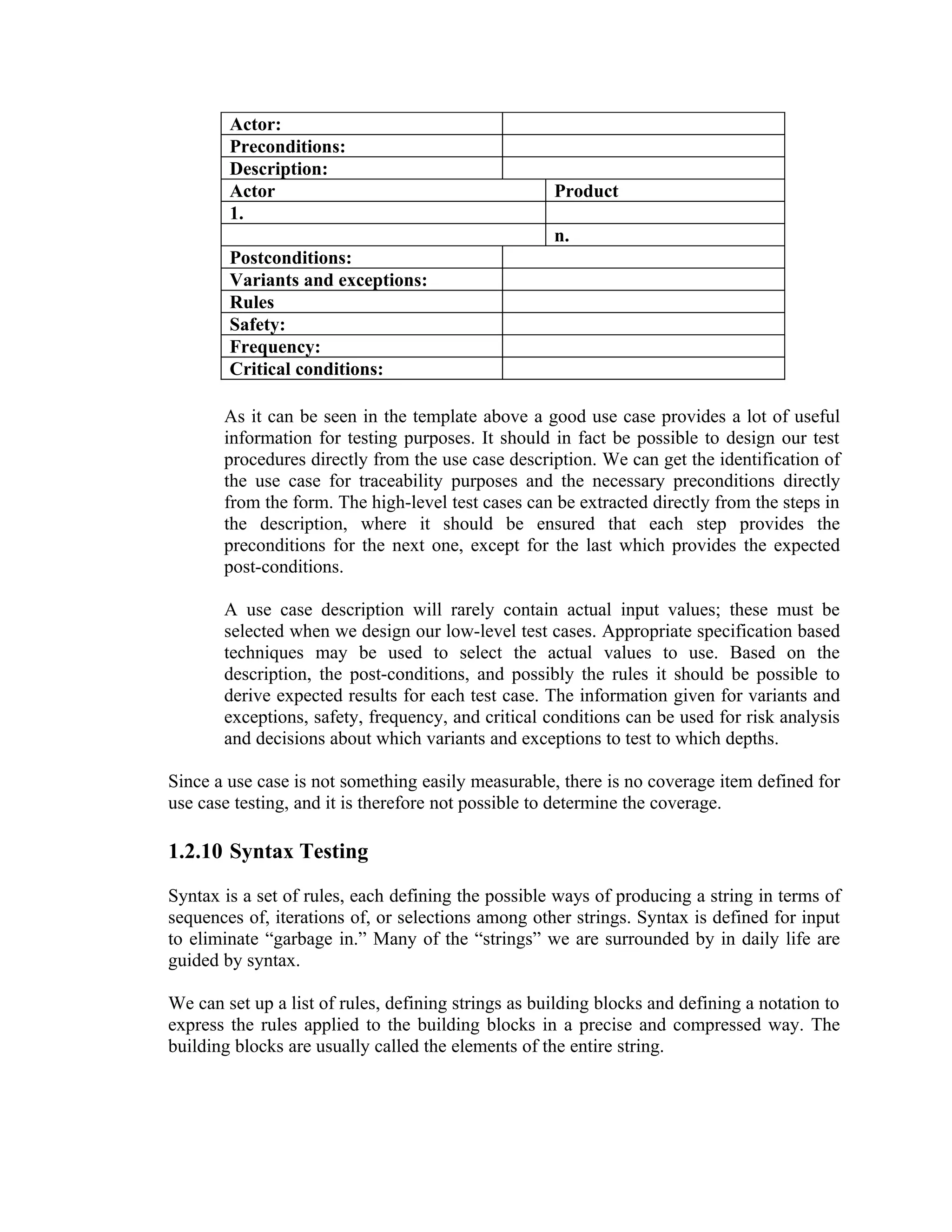 Specification Bases Testing Design | DOC