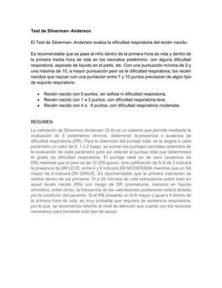 Test de Silverman.docx