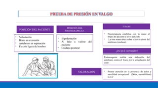 TEST DE VALORACION PARA CODO ASPECTOS IMPORTANTES | PPTX