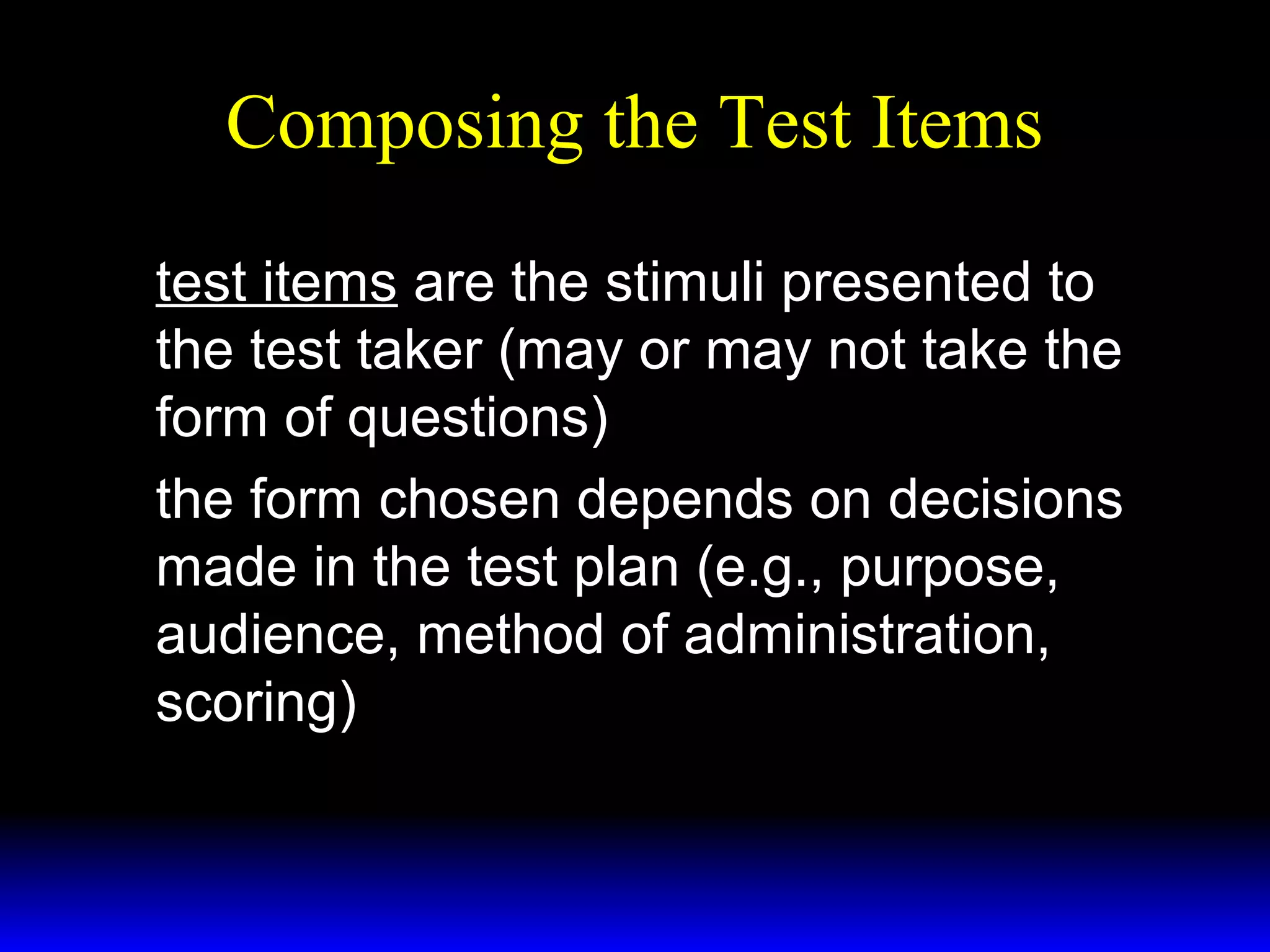Test development | PPT