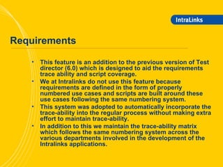 Test Director Ppt Training | PPT
