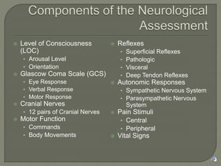 Part 1: Neurological history and physical | PPTX | Brain and Nervous ...