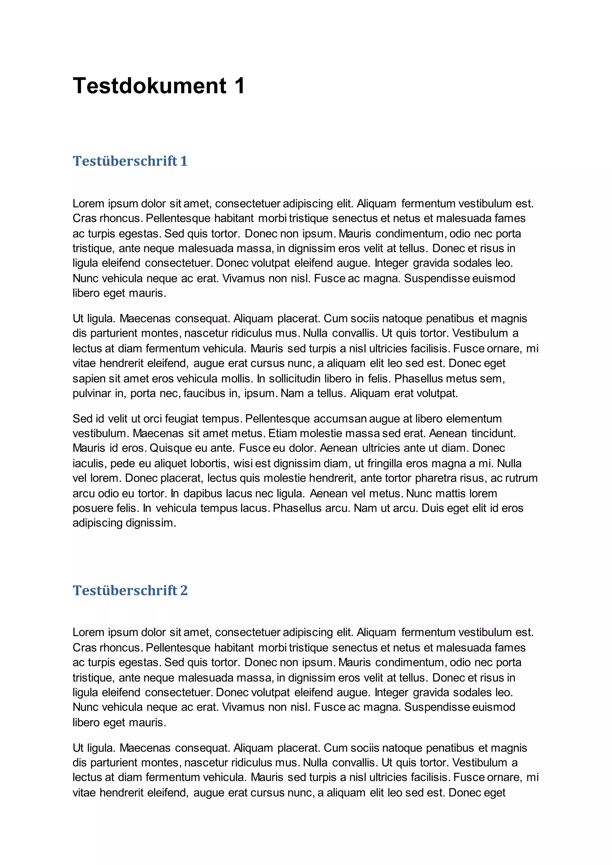 Test Dokument 1 | DOCX