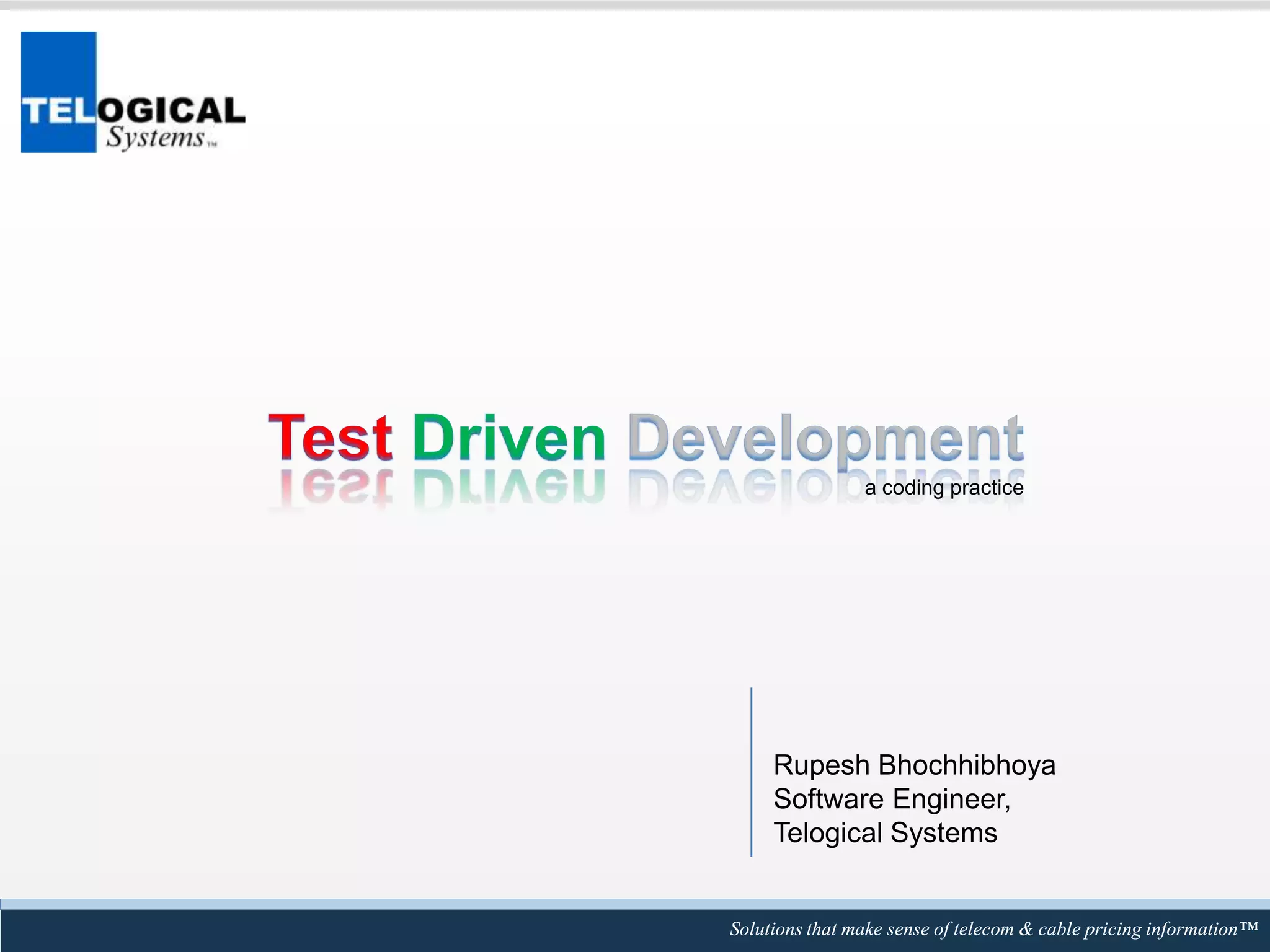 Test Driven Development | PPTX