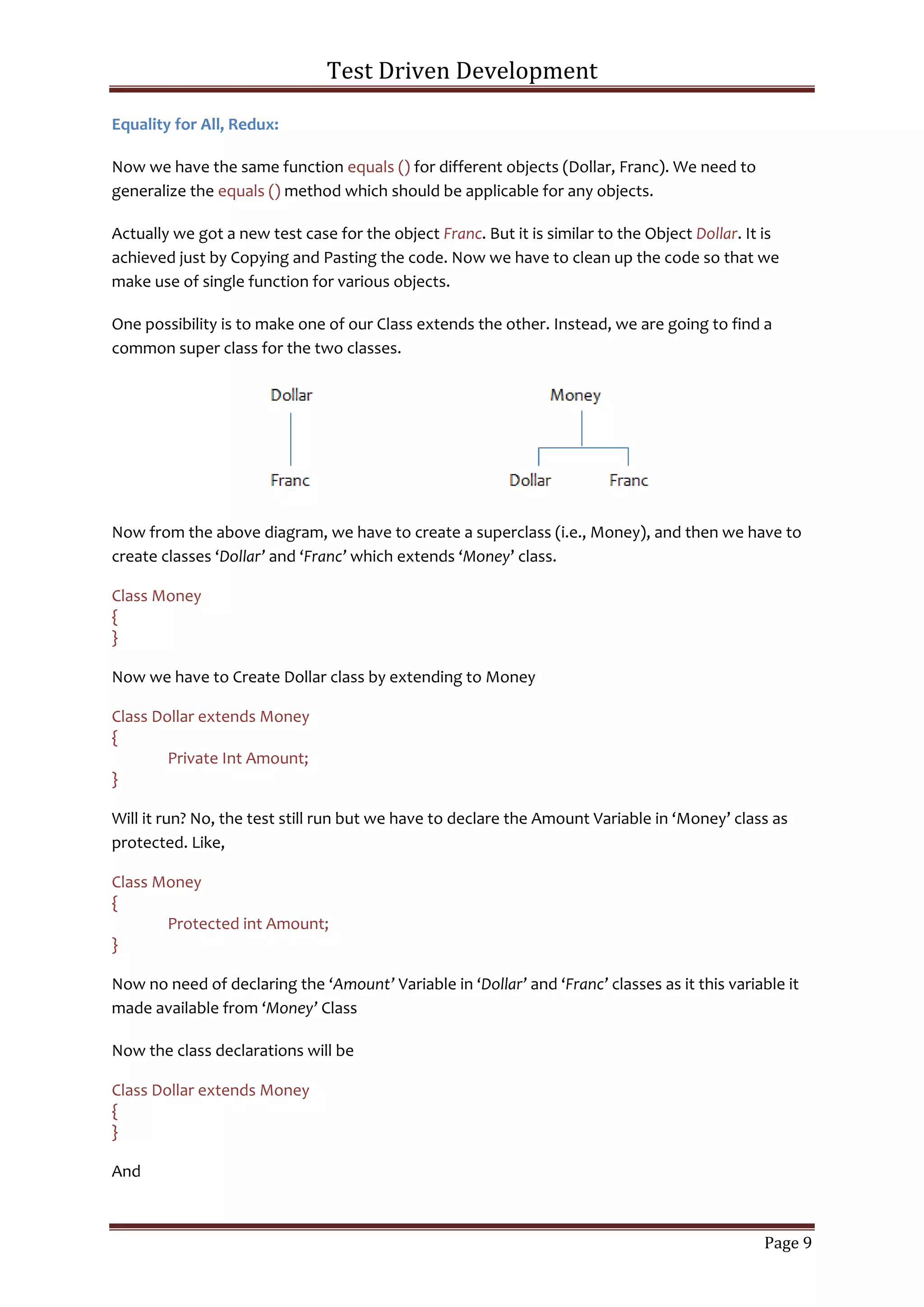 Test driven development | PDF