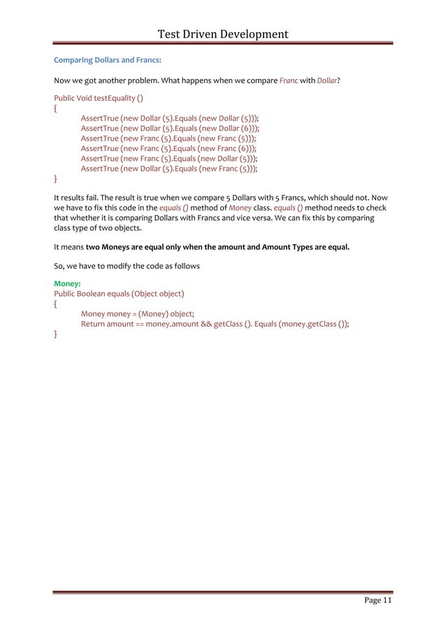 Test driven development | PDF