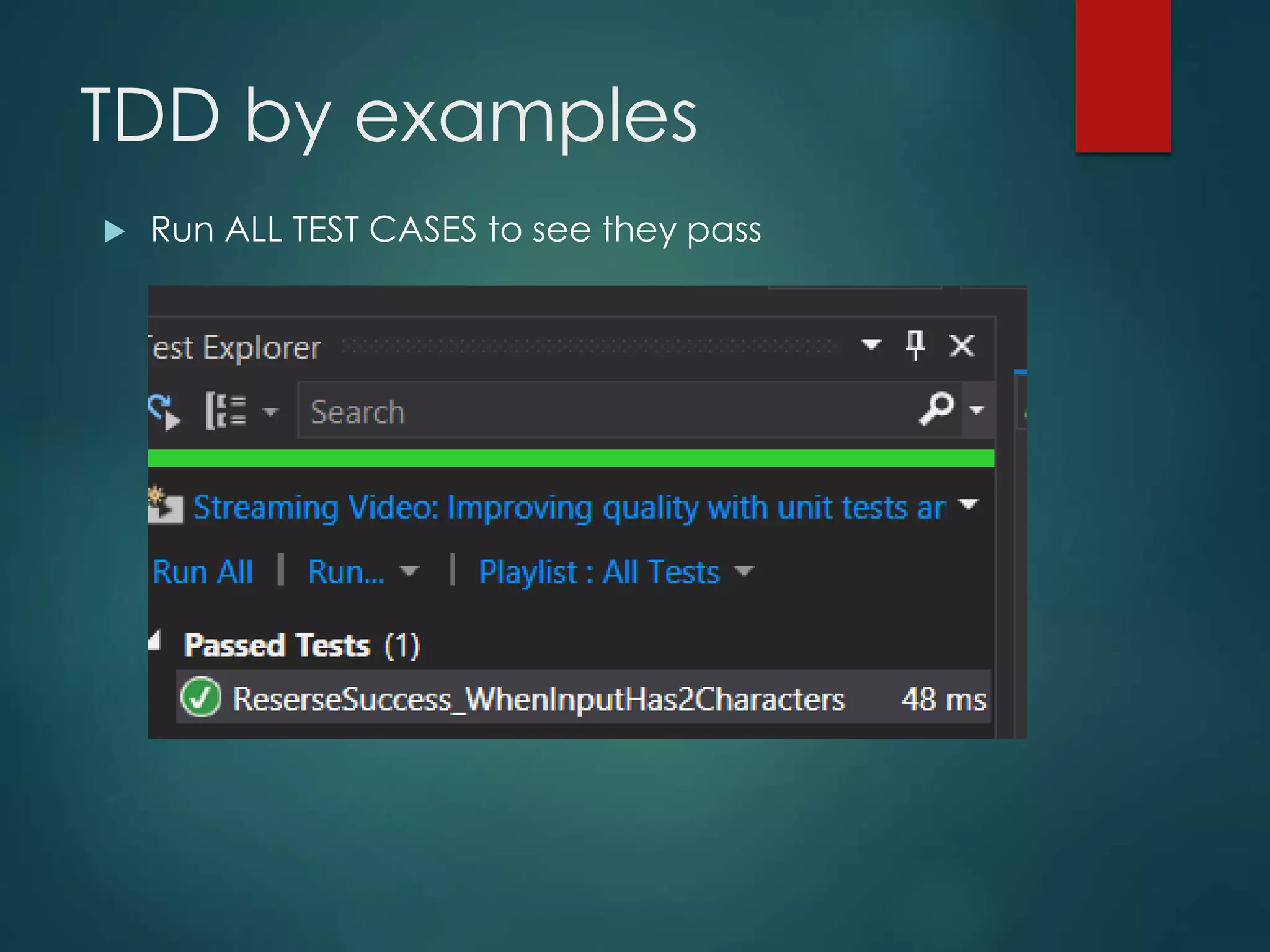 TDD - Test Driven Development | PPTX