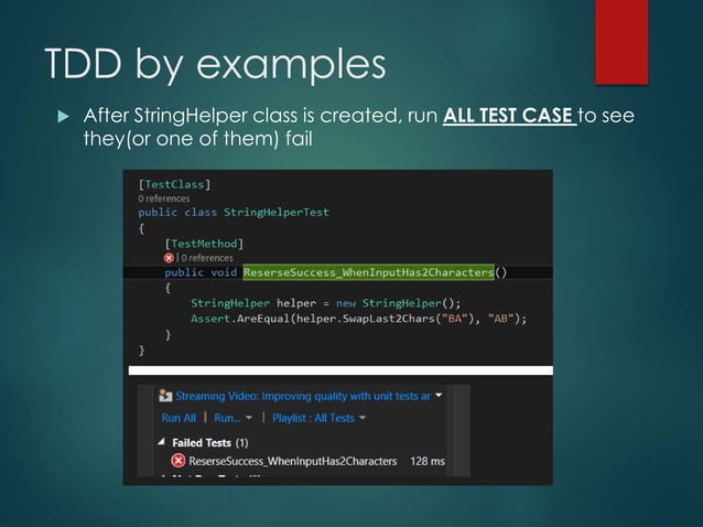 TDD - Test Driven Development | PPTX
