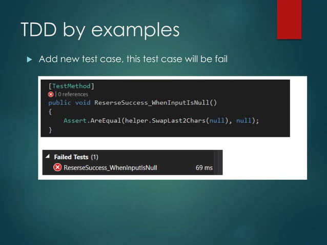 TDD - Test Driven Development | PPTX