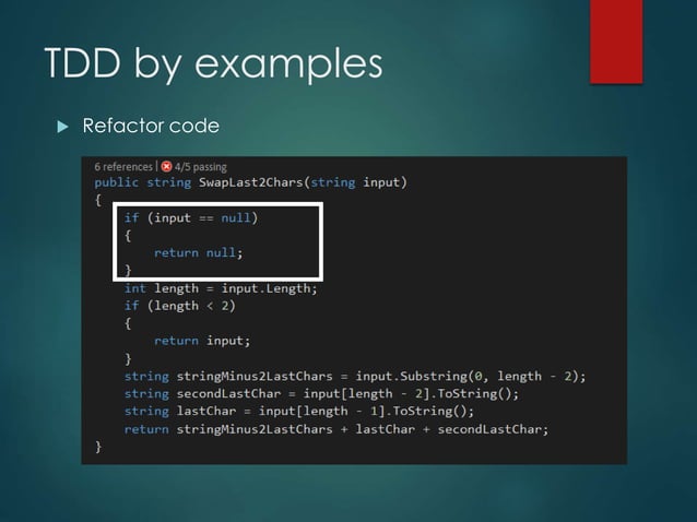 TDD - Test Driven Development | PPTX