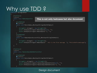 TDD - Test Driven Development | PPTX