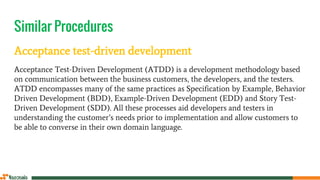 Test driven development | PPTX