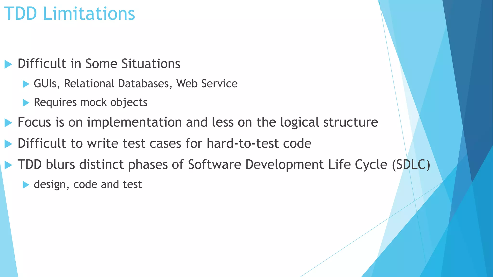 Test driven development(tdd) | PPTX