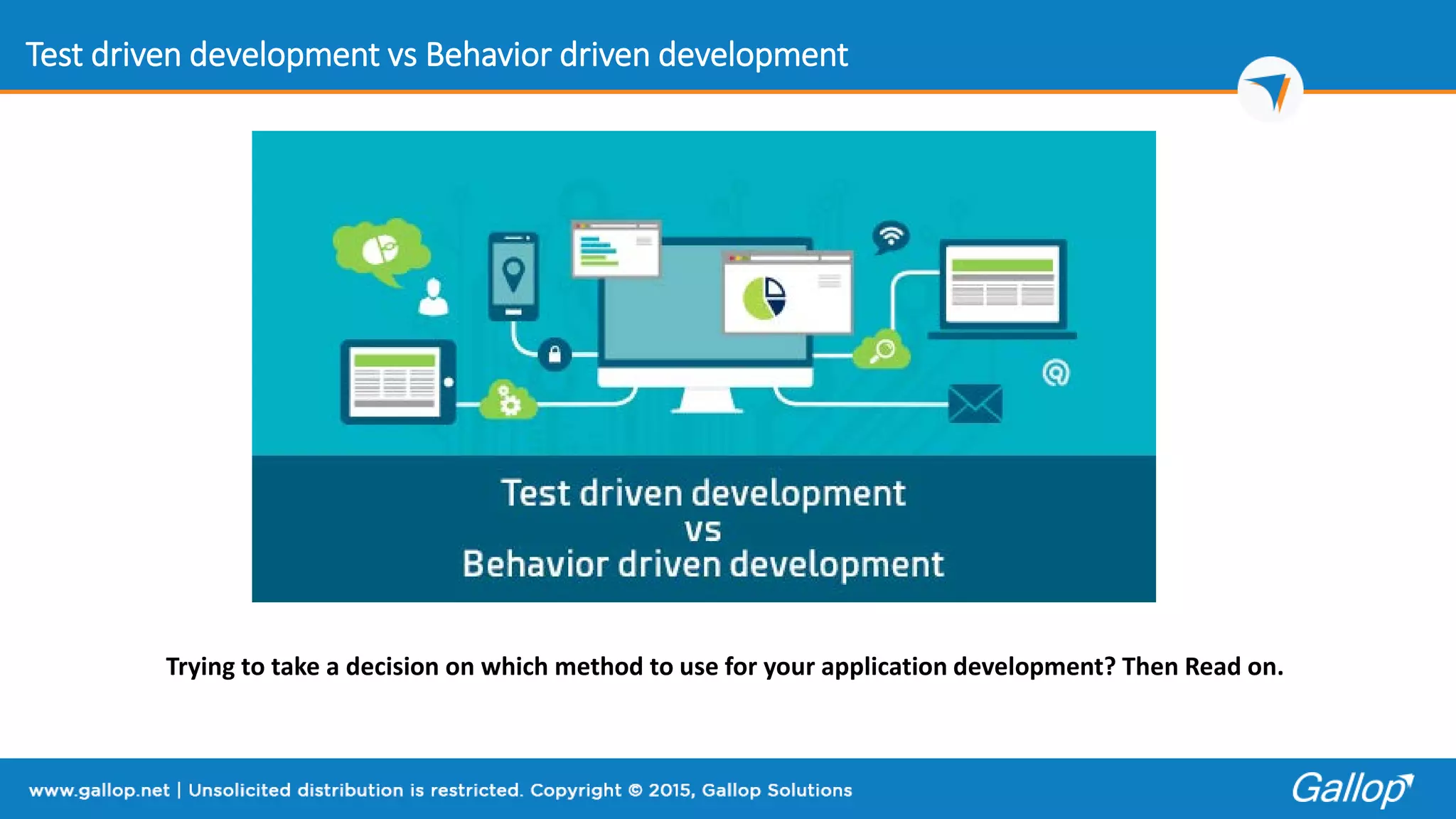 Test driven development vs Behavior driven development | PPT
