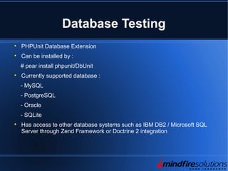 Test Driven Development with PHPUnit | PPT