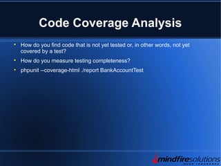 Test Driven Development with PHPUnit | PPT