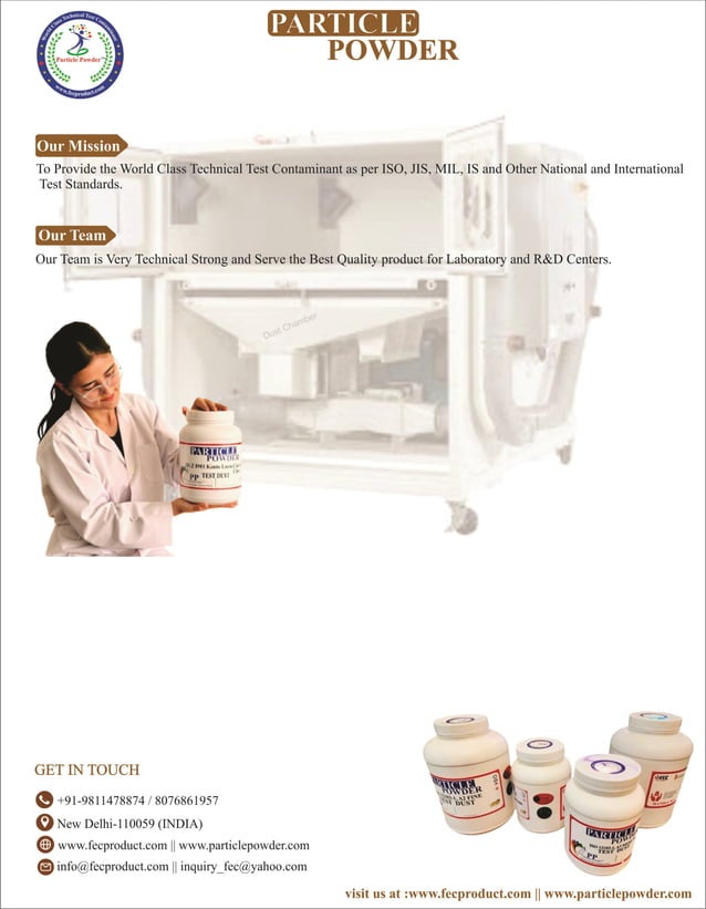 ISO 12103-1 A2 Fine Test Dust....... | PDF