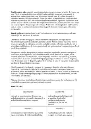 Teste clasificari | DOCX