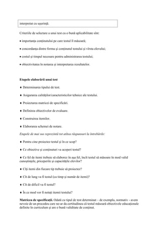 Teste clasificari | DOCX