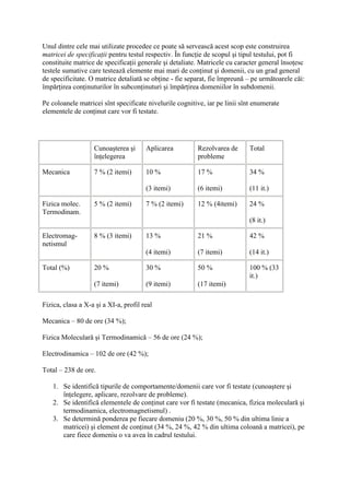 Teste clasificari | DOCX