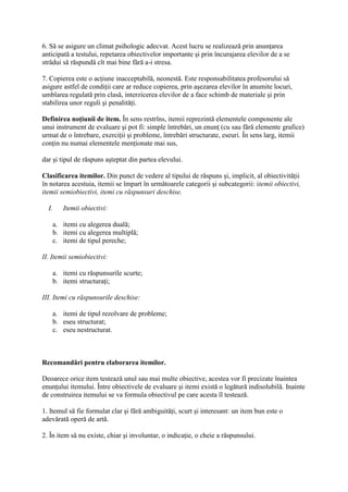 Teste clasificari | DOCX