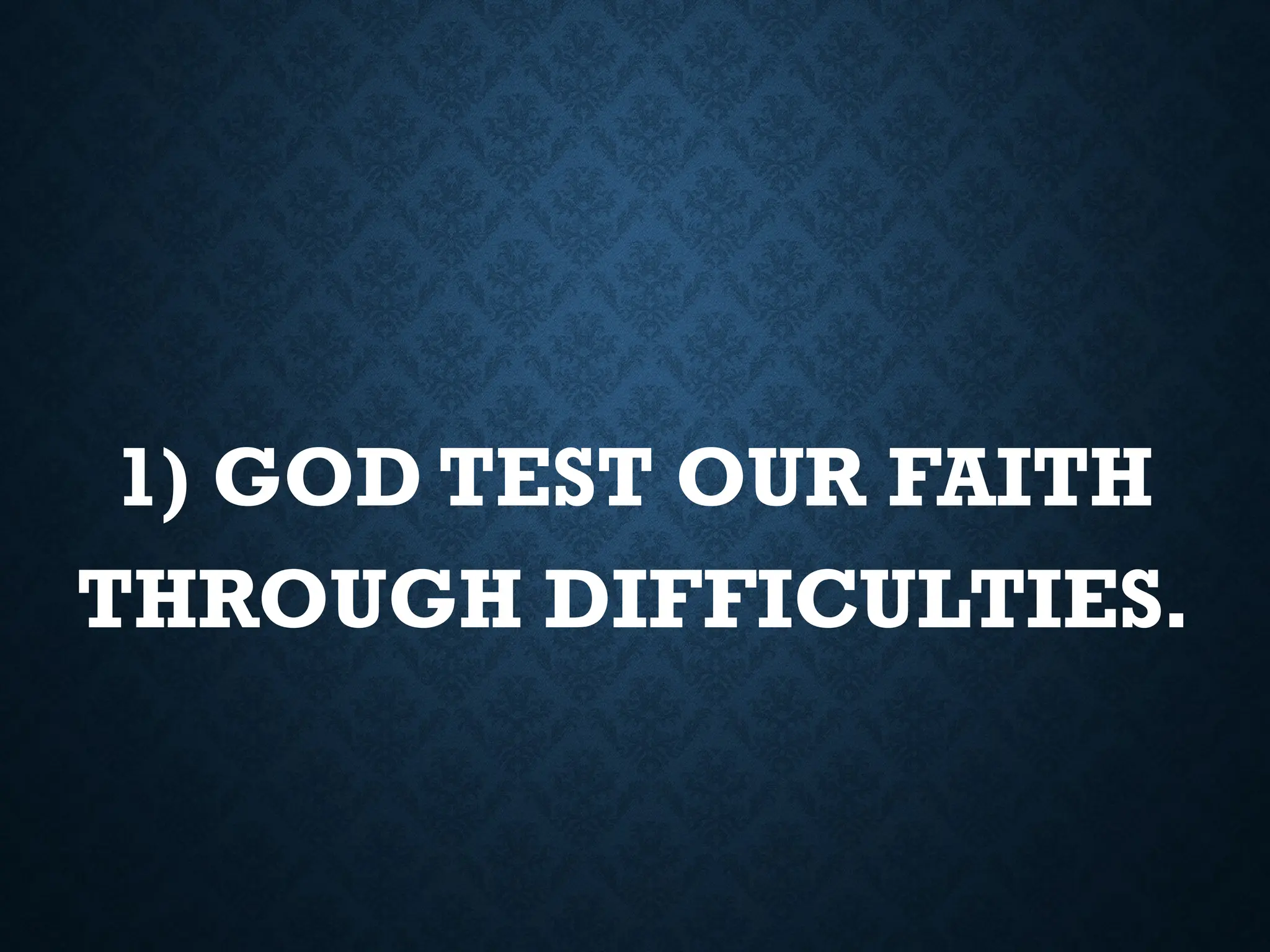 Tested-faith-outline - SERMON for sunday service church | PPT