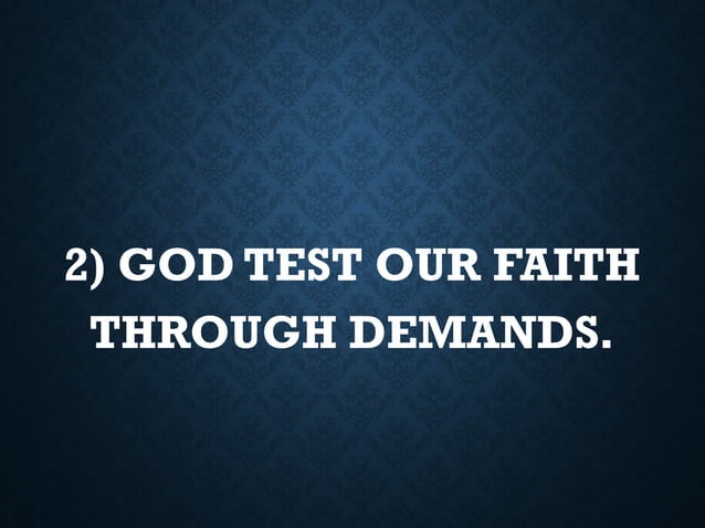 Tested-faith-outline - SERMON for sunday service church | PPT