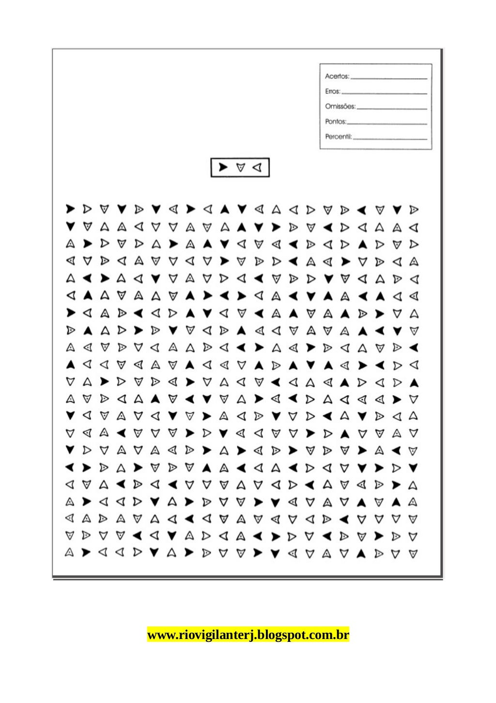 Teste De Atenção Concentrada Pdf - RETOEDU Teste De Atenção Concentrada Pdf - RETOEDU