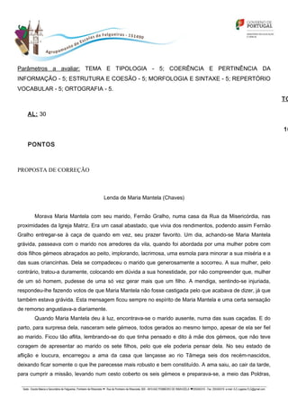 Teste Português Anne Frank (8ºano) | PDF