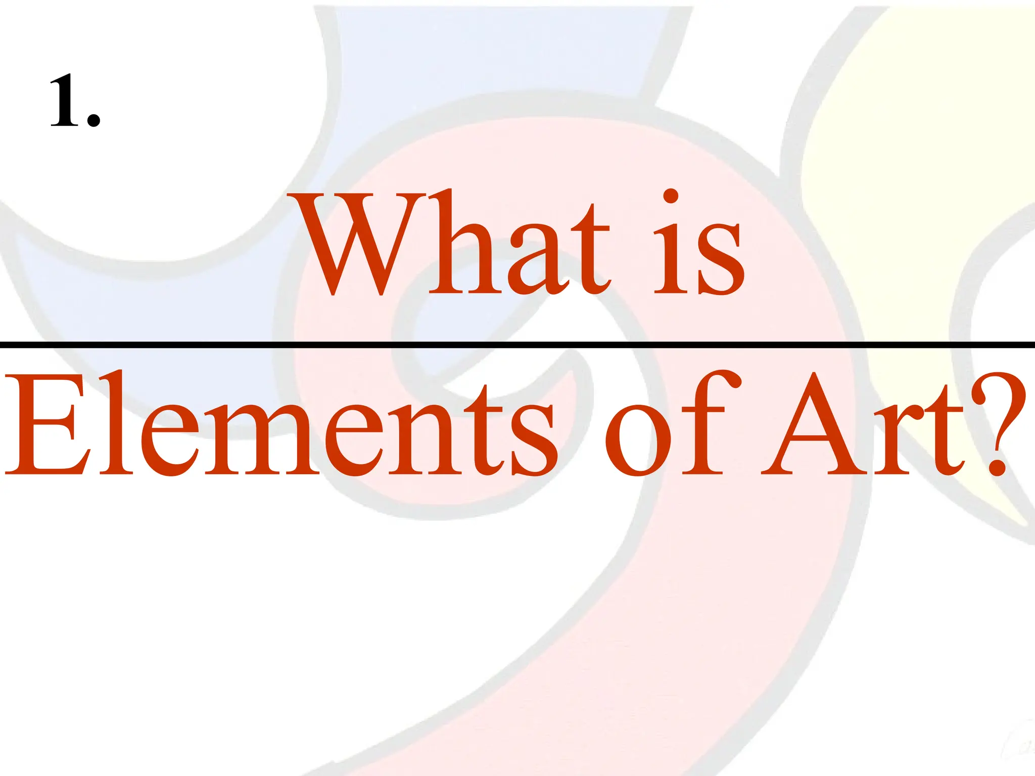 Test Elements & Principles of Art Class.ppt | Painting | Arts and Crafts