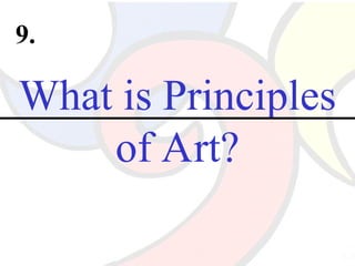 Test Elements & Principles of Art Class.ppt | Painting | Arts and Crafts