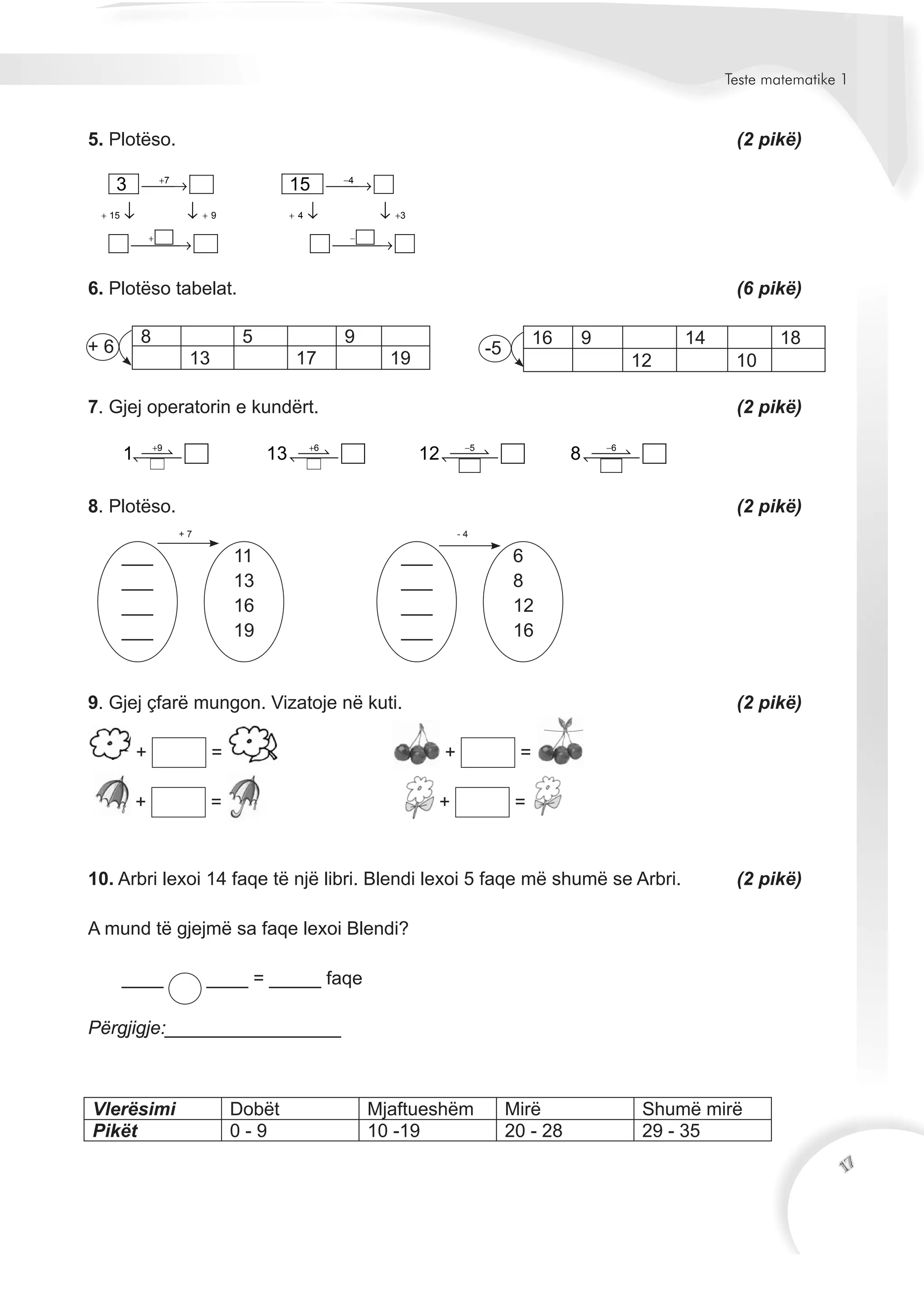 Teste matematika 1 | PDF