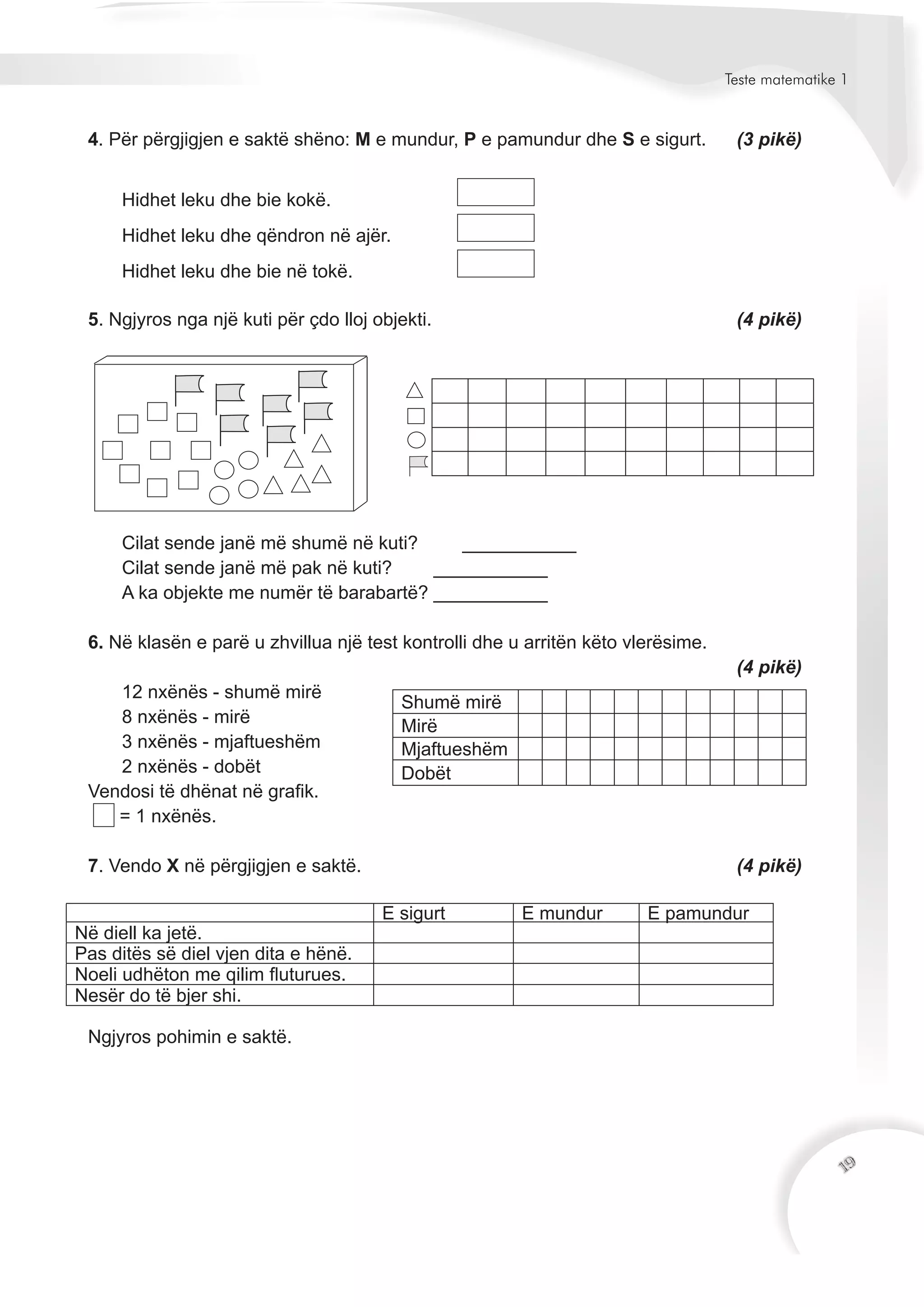 Teste matematika 1 | PDF