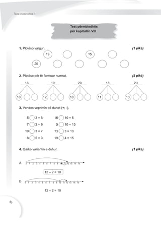 Teste matematika 1 | PDF