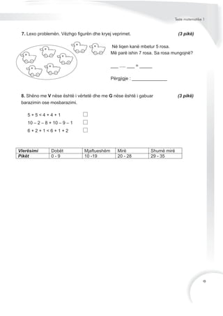 Teste matematika 1 | PDF