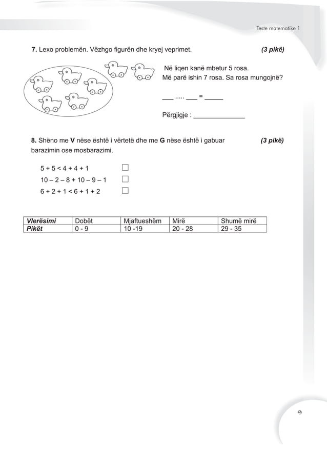 Teste matematika 1 | PDF