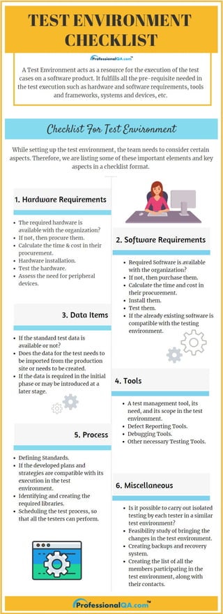 Test Environment Checklist: A Complete Guide! | PDF