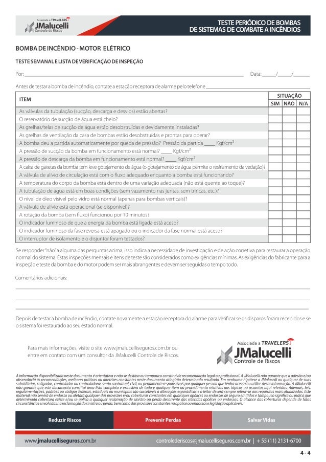 Teste periodico de_bombas_de_sistemas_de_combate_a_incendios