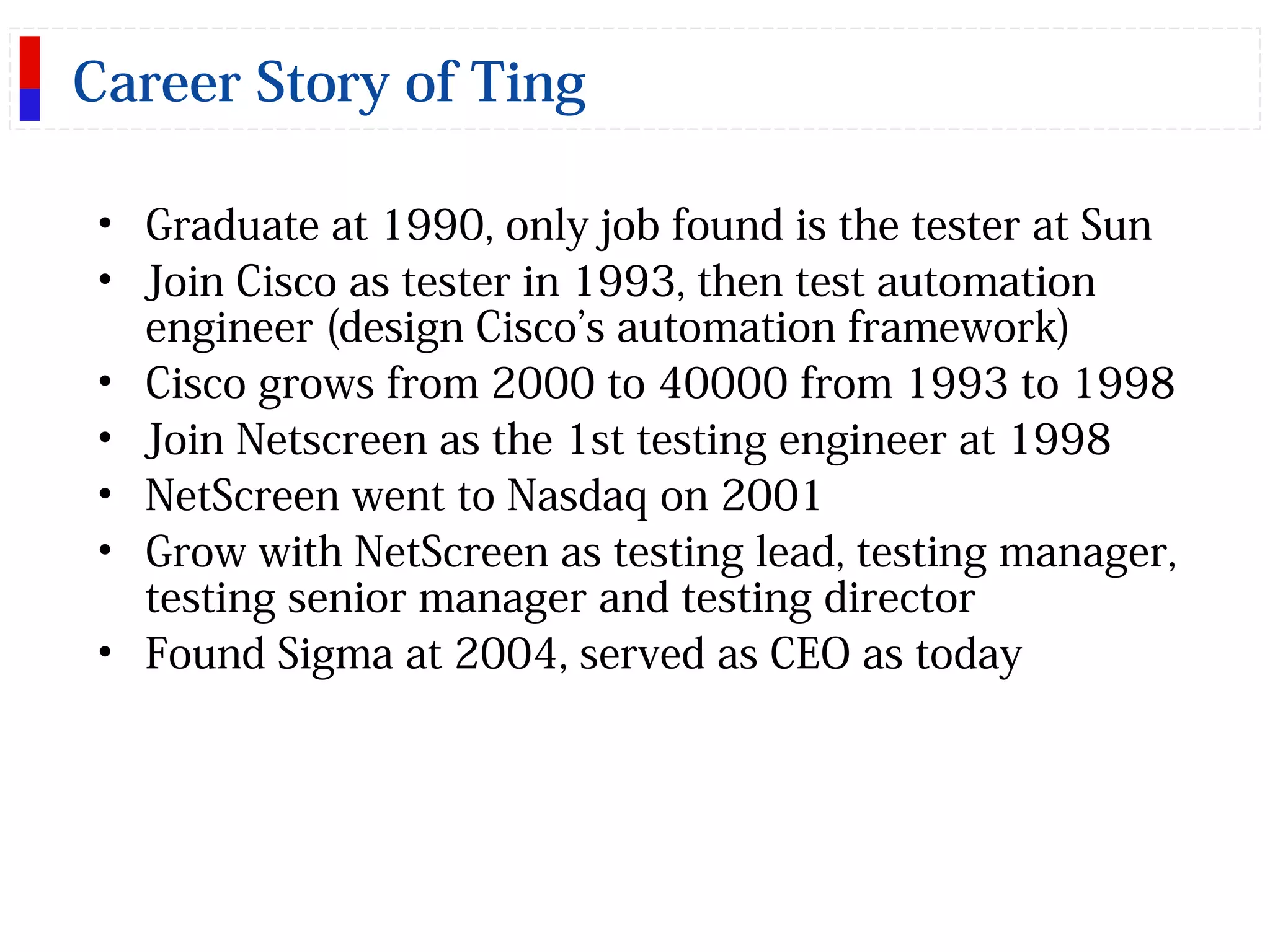 Tester career path | PPT