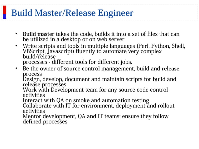Tester career path | PPT