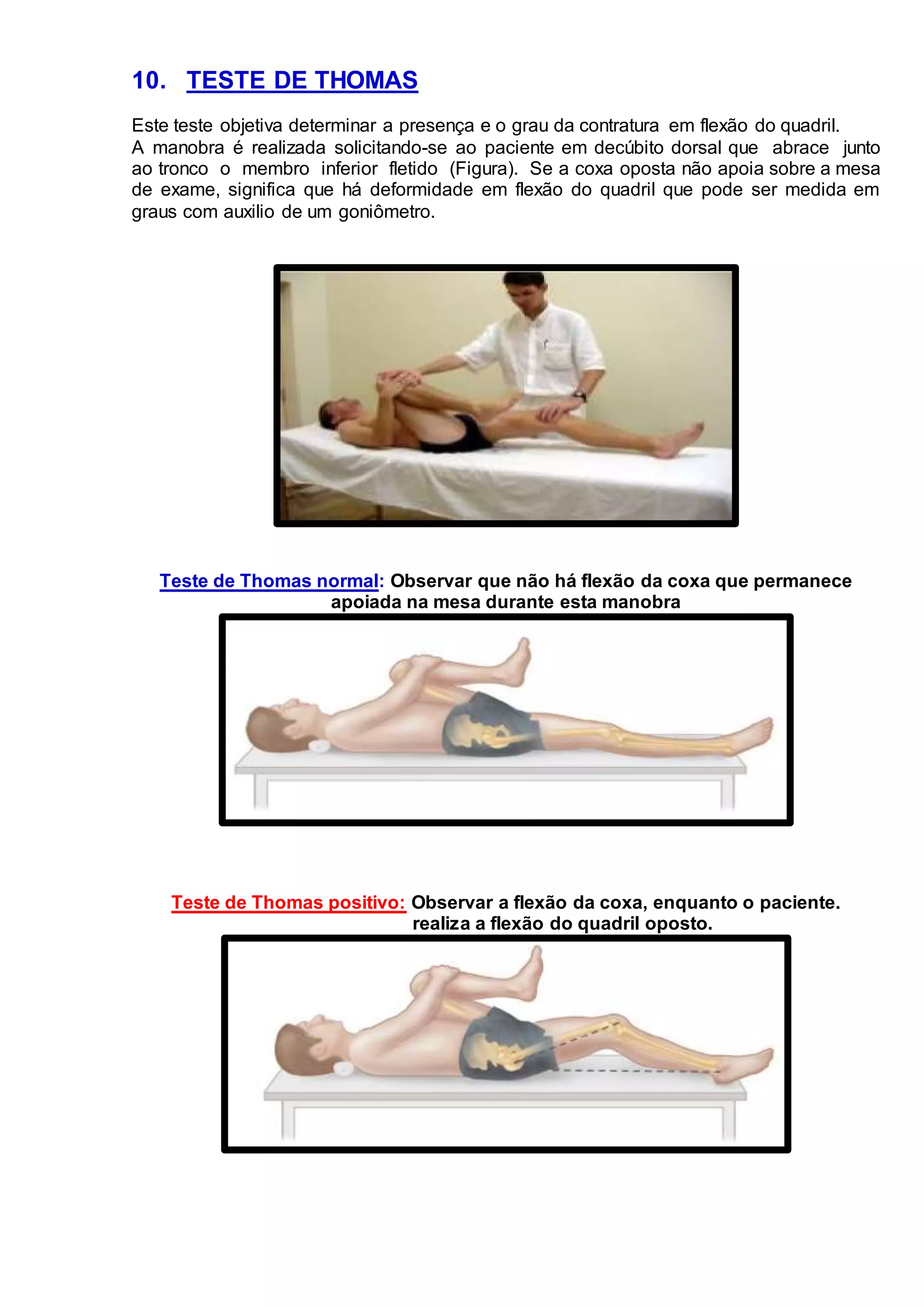 Testes especiais de coluna lombar e pelve em Fisioterapia | DOCX