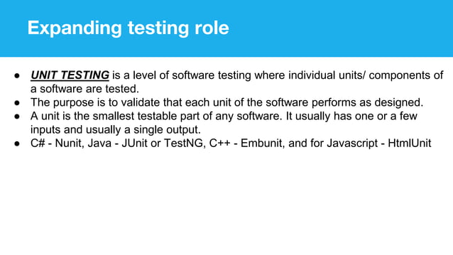 Test execution | PPT