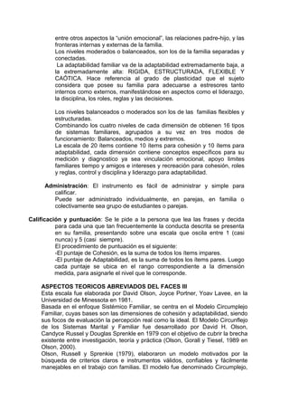 TEST FACES 3 - ESCALA DE EVALUACION ADAPTABILIDAD Y COHESION FAMILIAR.pdf