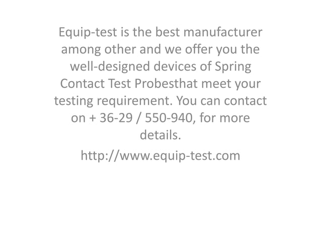 interface contacts | PPTX