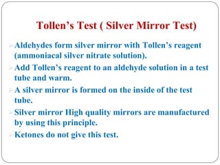 Test for aldehydes.pptx